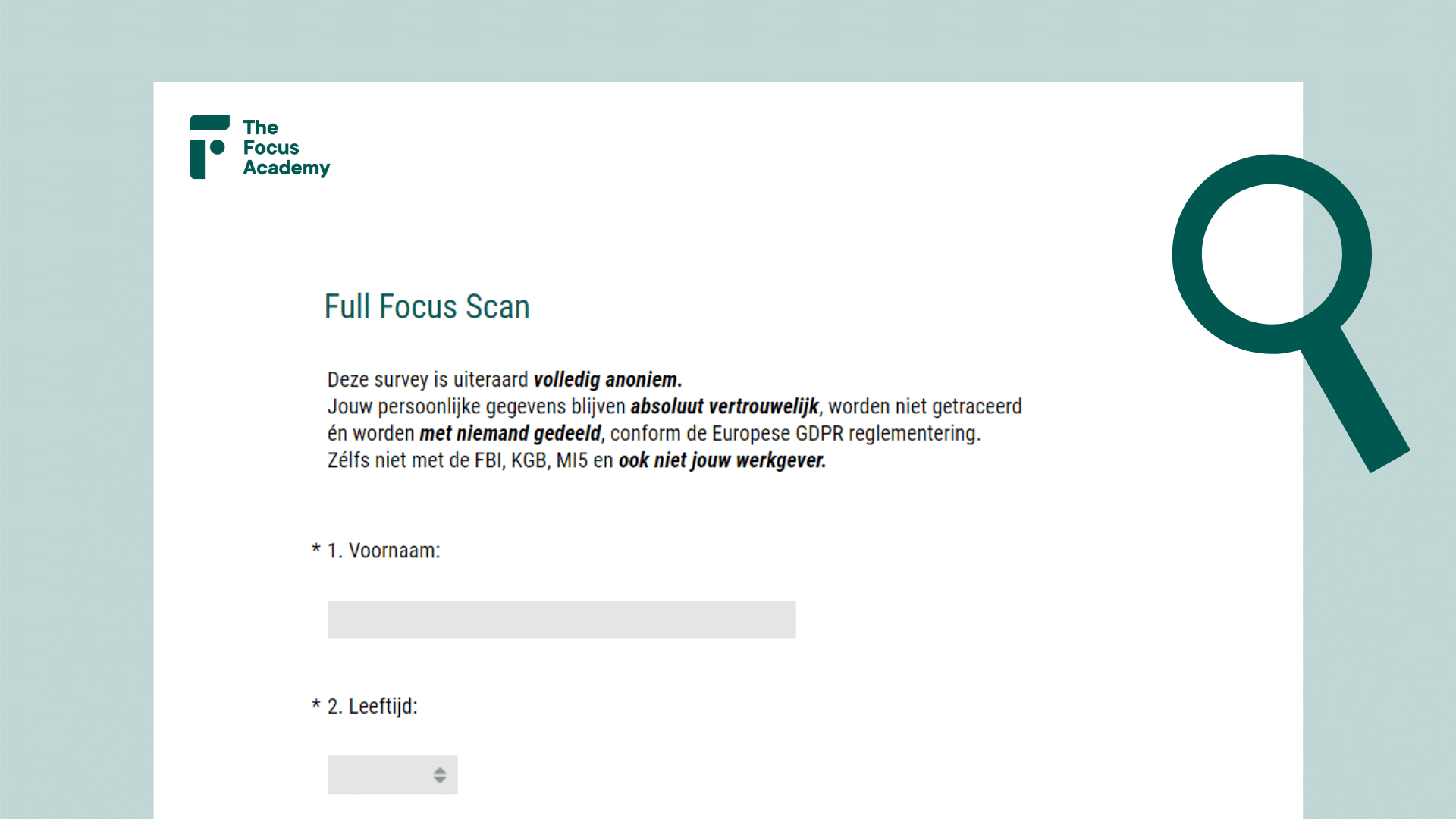Full Focus Scan - The Focus Academy